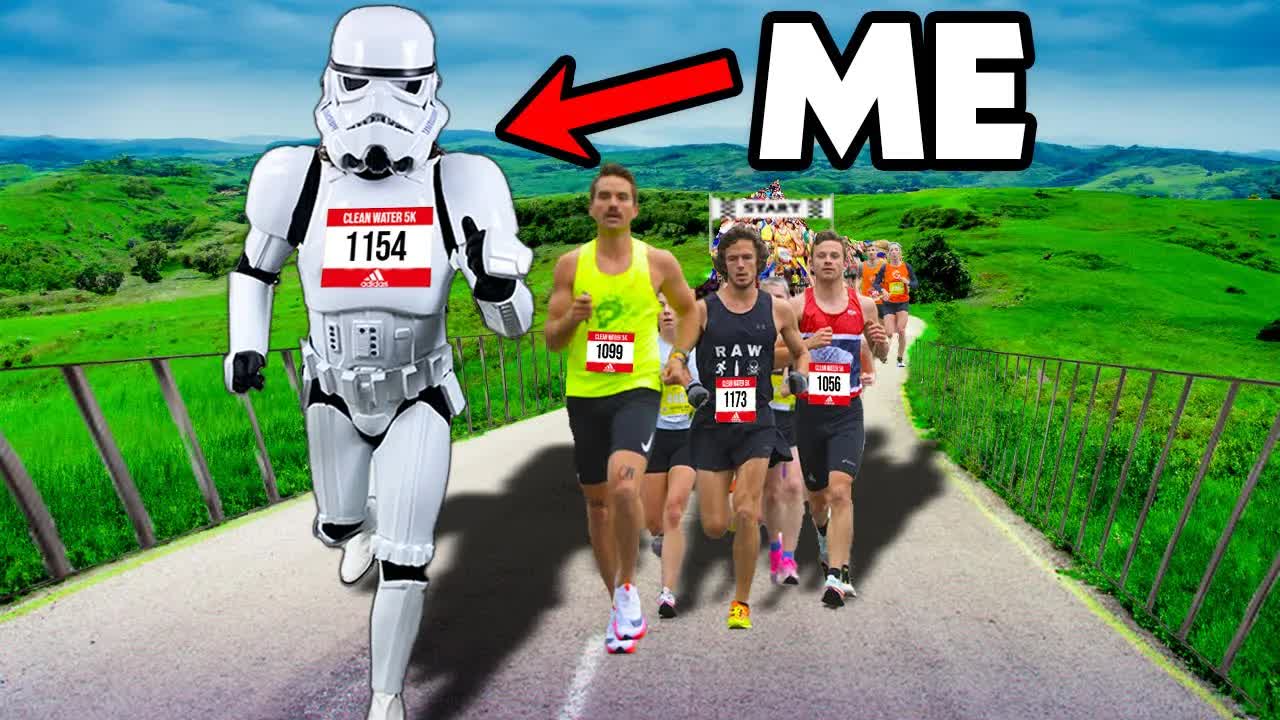 I ran a 5K in stormtrooper armor