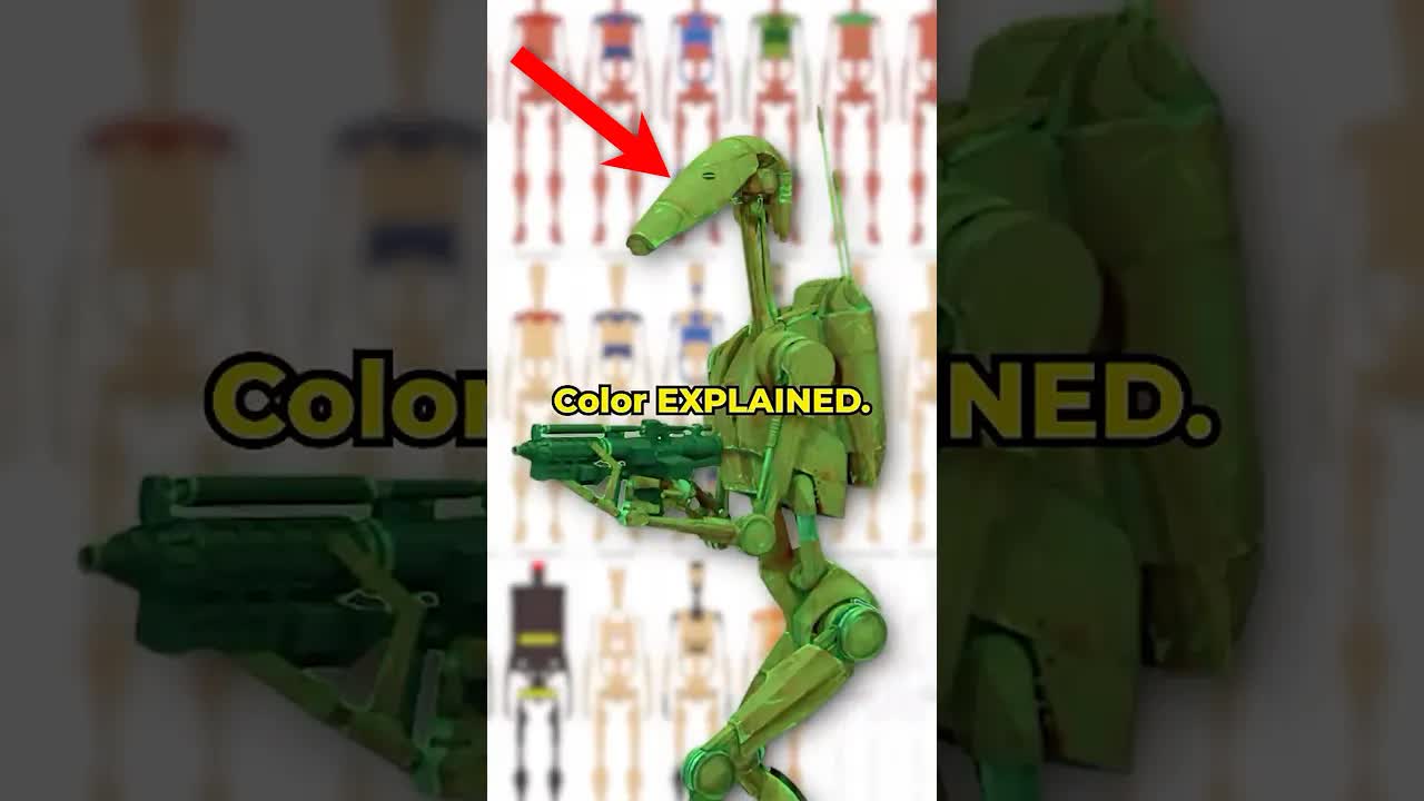 Every B-1 Battle Droid Color EXPLAINED #droids #starwars