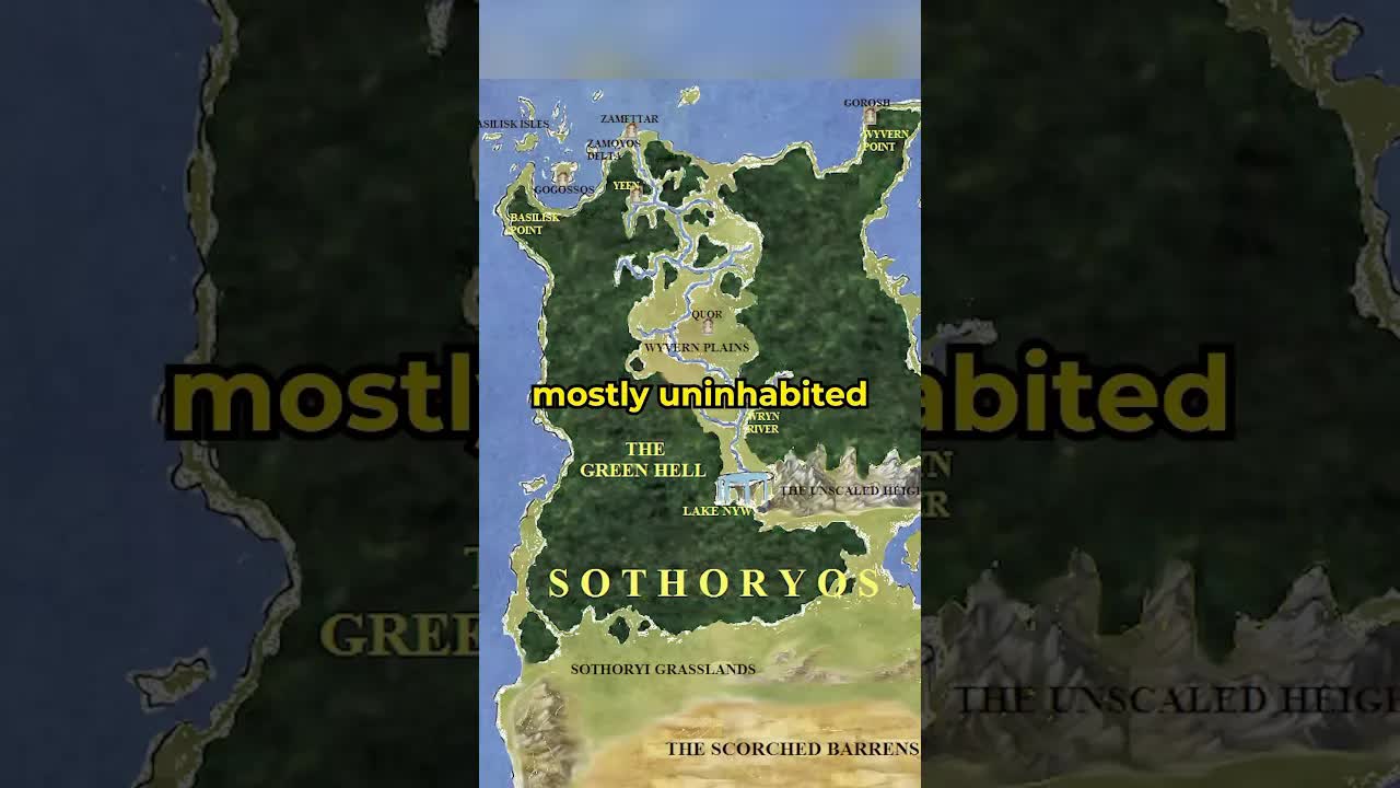 Sothoryos (3rd Continent in Game of Thrones) EXPLAINED #gameofthrones