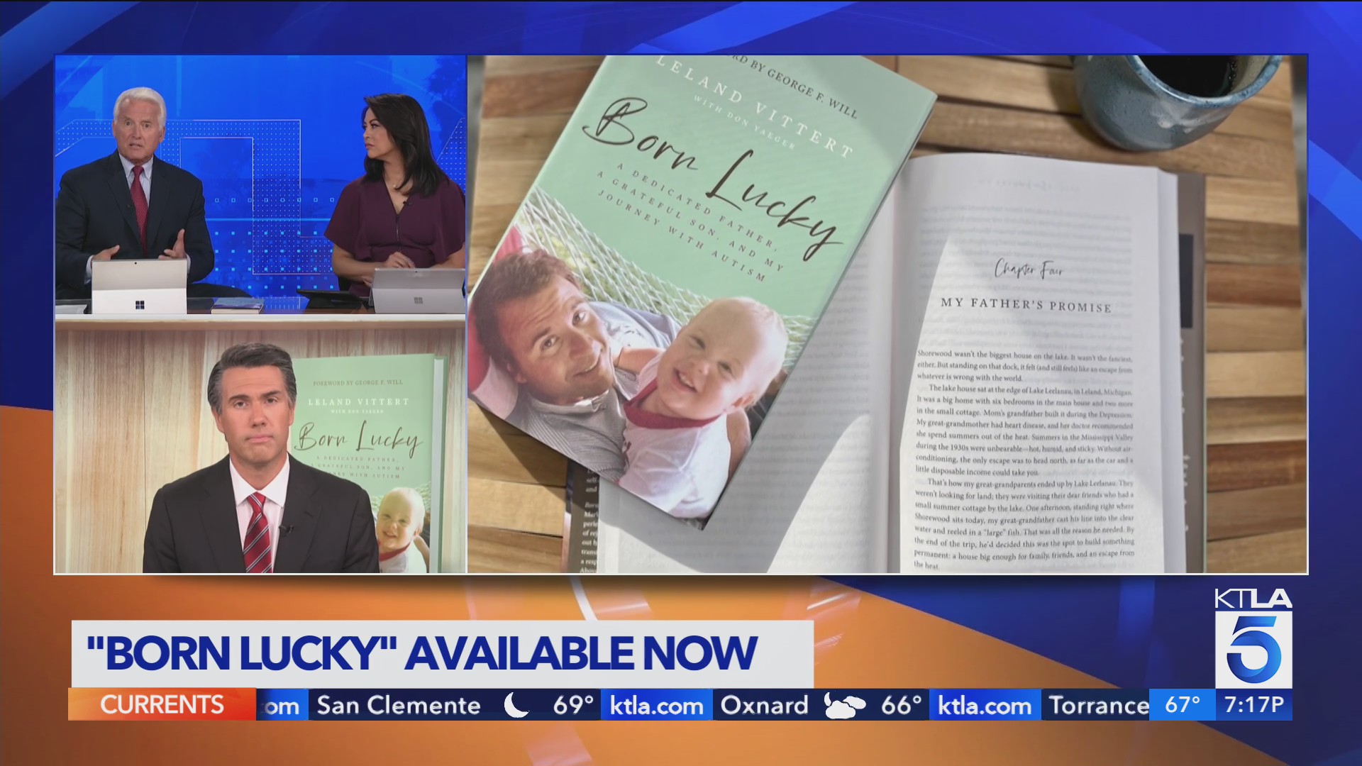 "Born Lucky:" NewsNation Anchor Leland Vittert Chronicles his journey ...