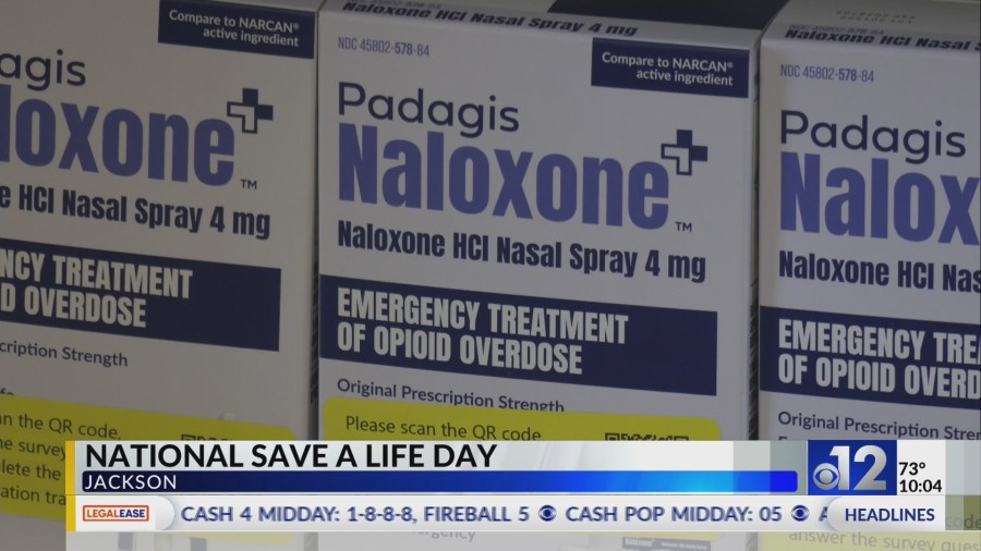 Free Narcan kits distributed in Jackson on Save a Life Day