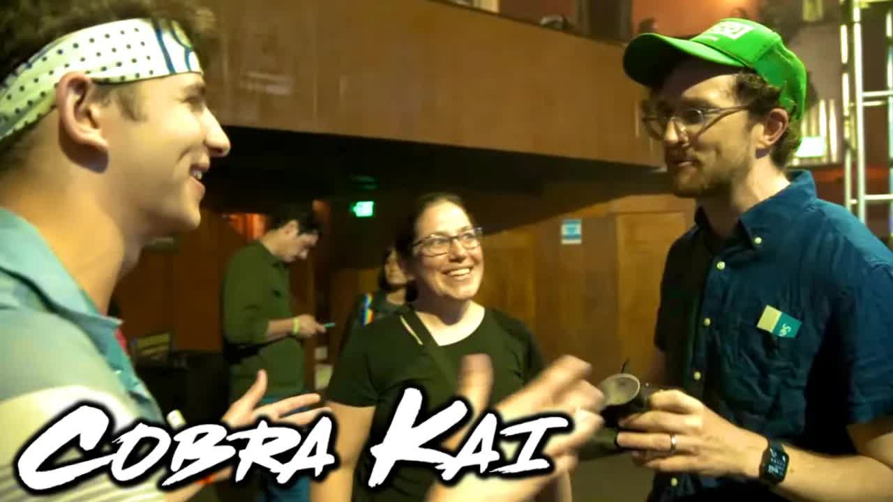 I met the Cobra Kai editors!