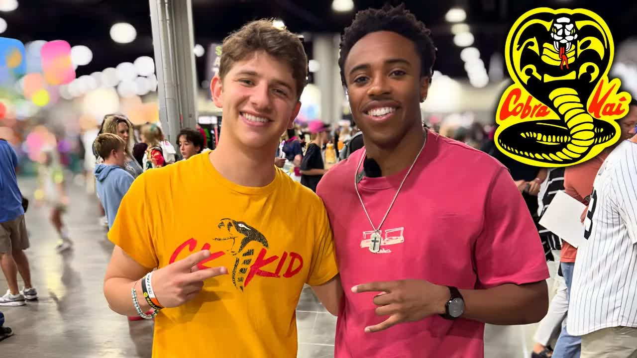 Hanging with Dallas Dupree Young (Kenny Payne) from Cobra Kai!