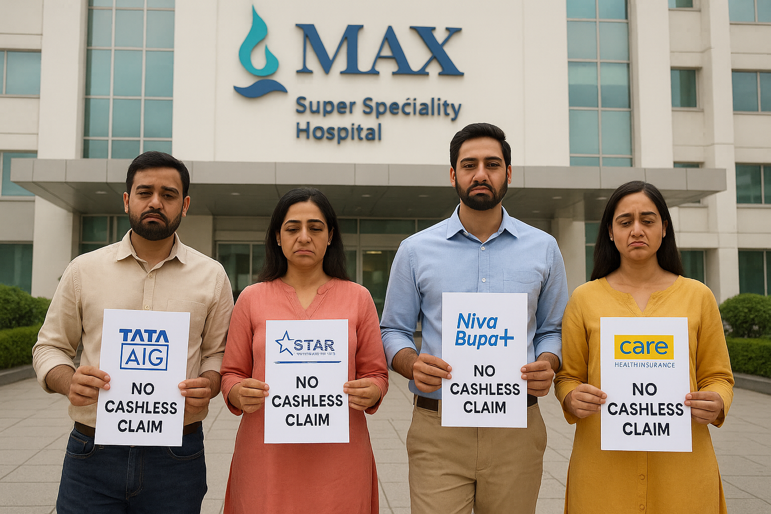 No cashless claim for Tata AIG health insurance policyholders in Max ...