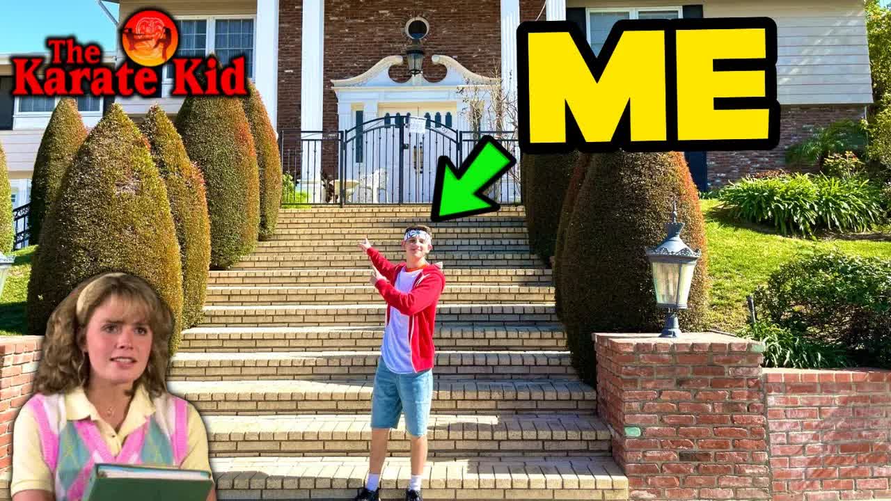 I visited Ali's house from The Karate Kid!
