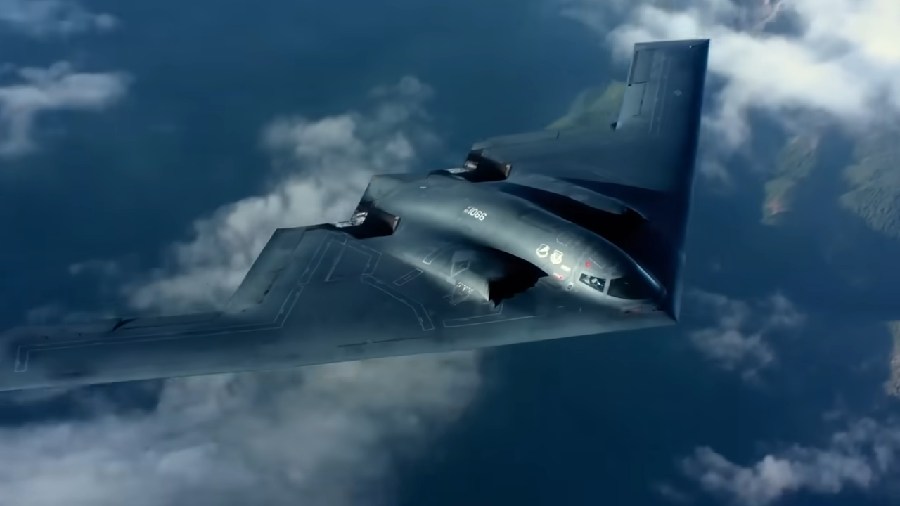 The most advanced stealth bomber ever built takes to the skies