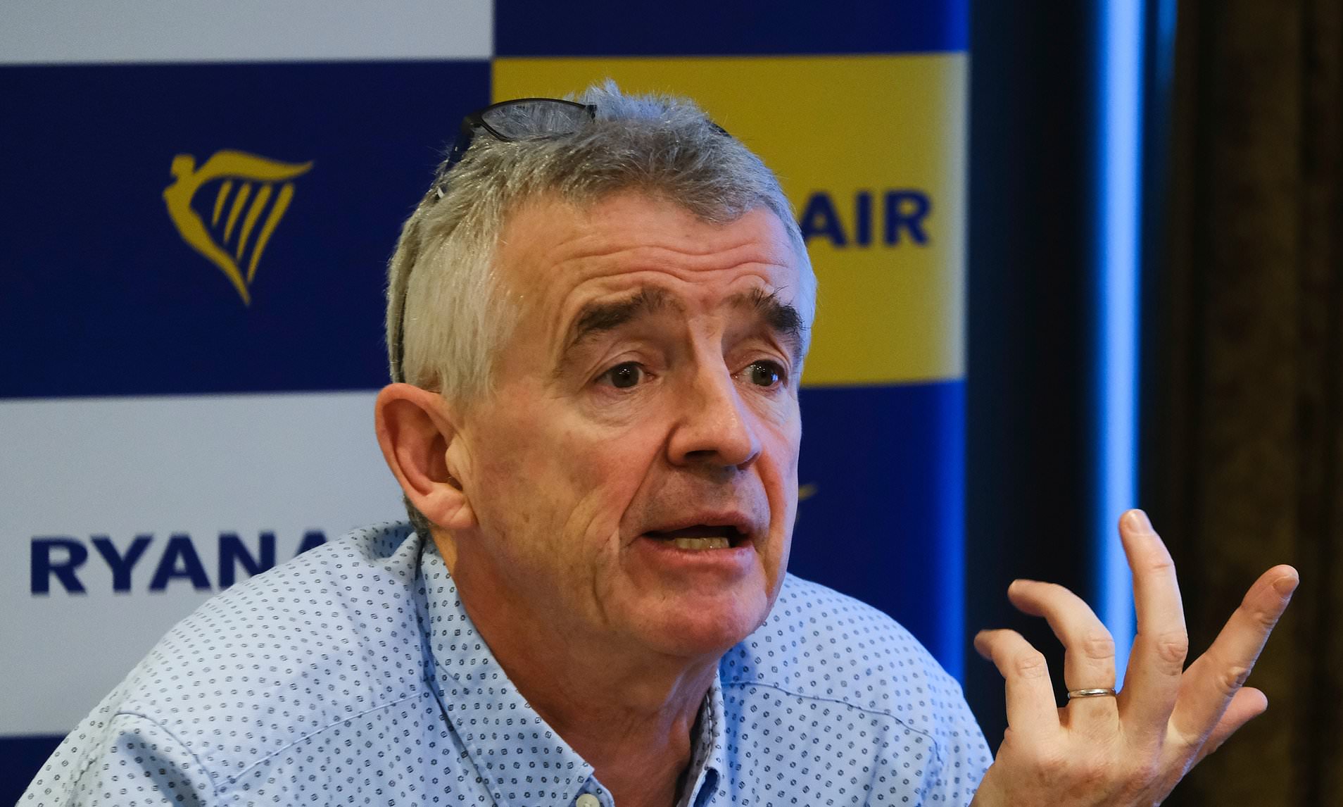 Ryanair boss defends digital boarding passes and says his 86-year-old ...