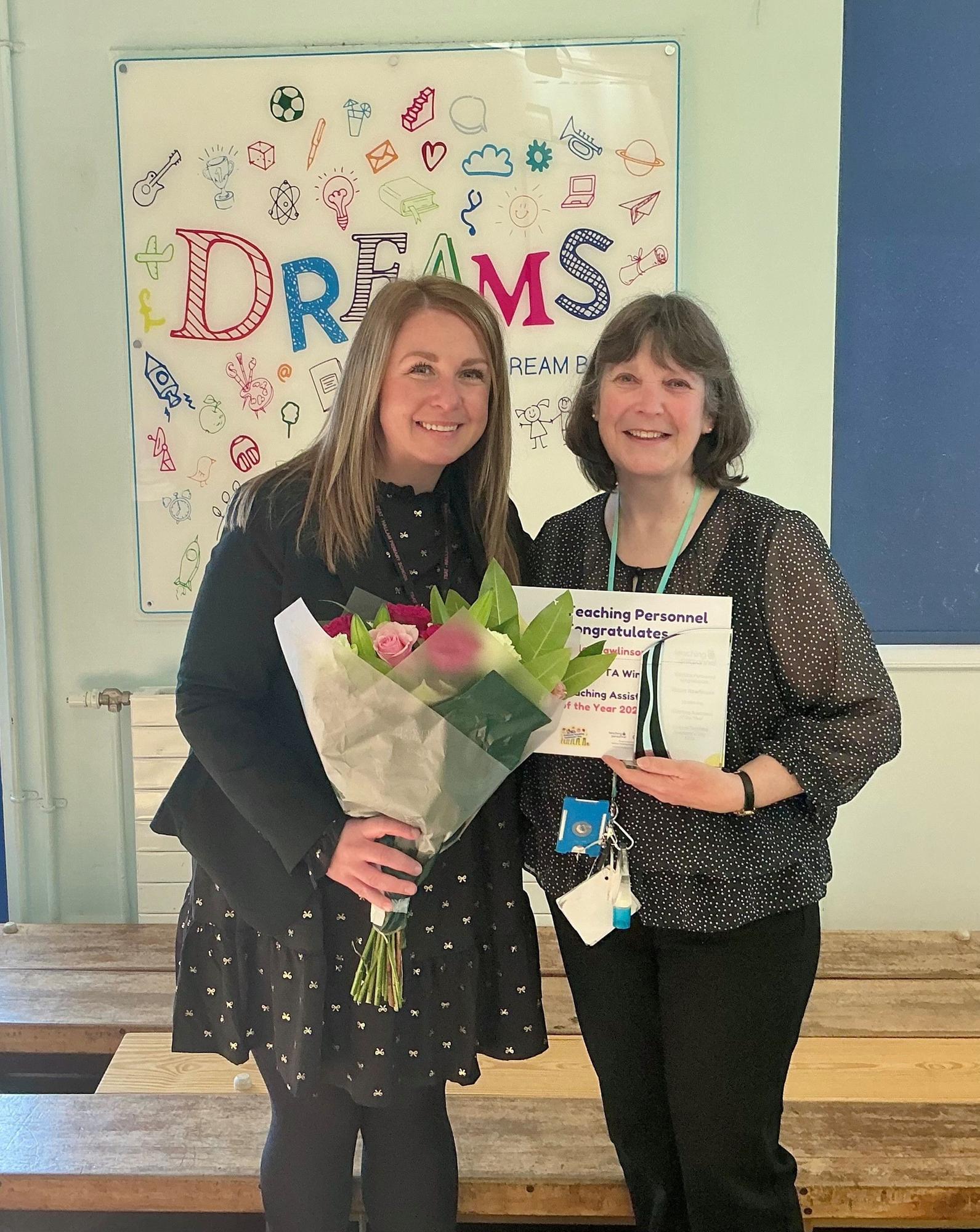 National recognition for teaching assistant at Sheffield primary school
