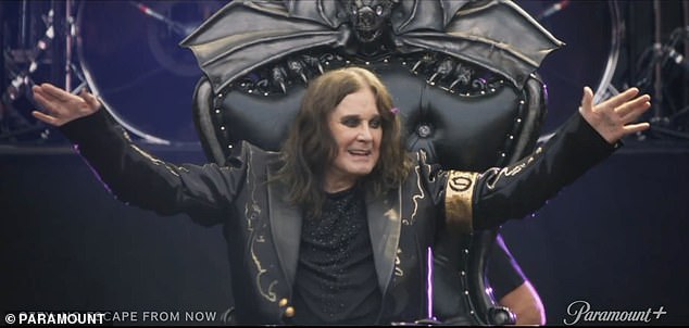 Prep Ozzy extended trailer for 8am tomorrow - the concert was Sharon's ...