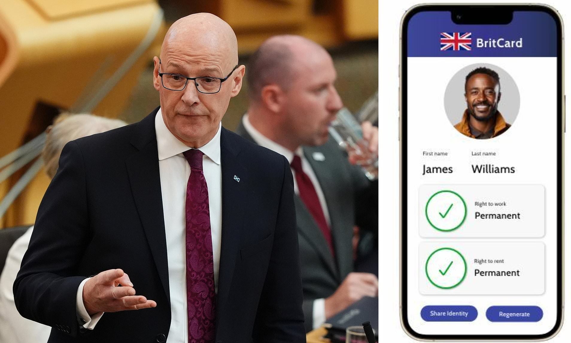 Fury in Scotland and Northern Ireland on Keir Starmer's 'Brit Card ...