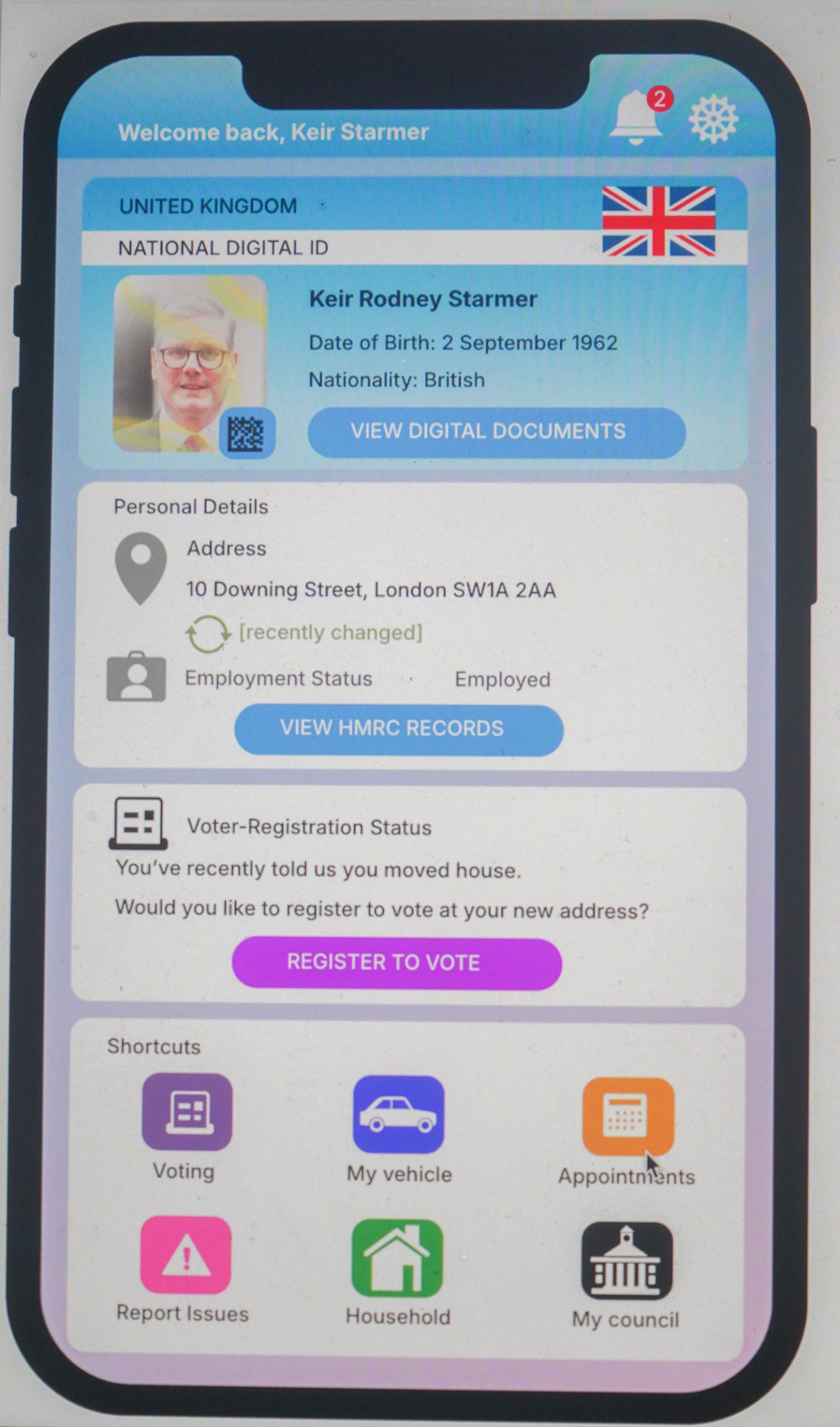 People 'won't need to have digital ID on their phones'