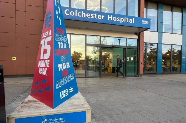 Wayfinding signs installed between Colchester station and hospital