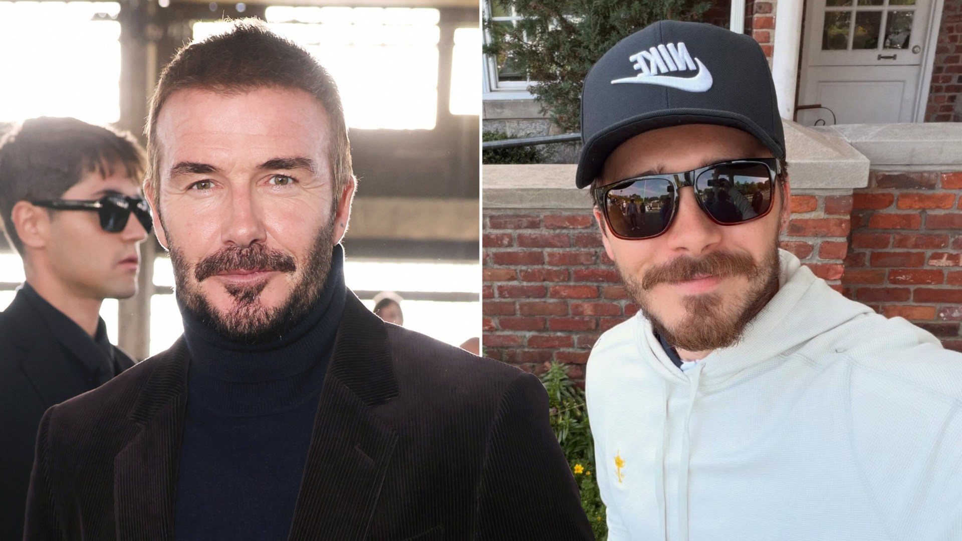 Brooklyn Beckham compared to dad David in new pictures