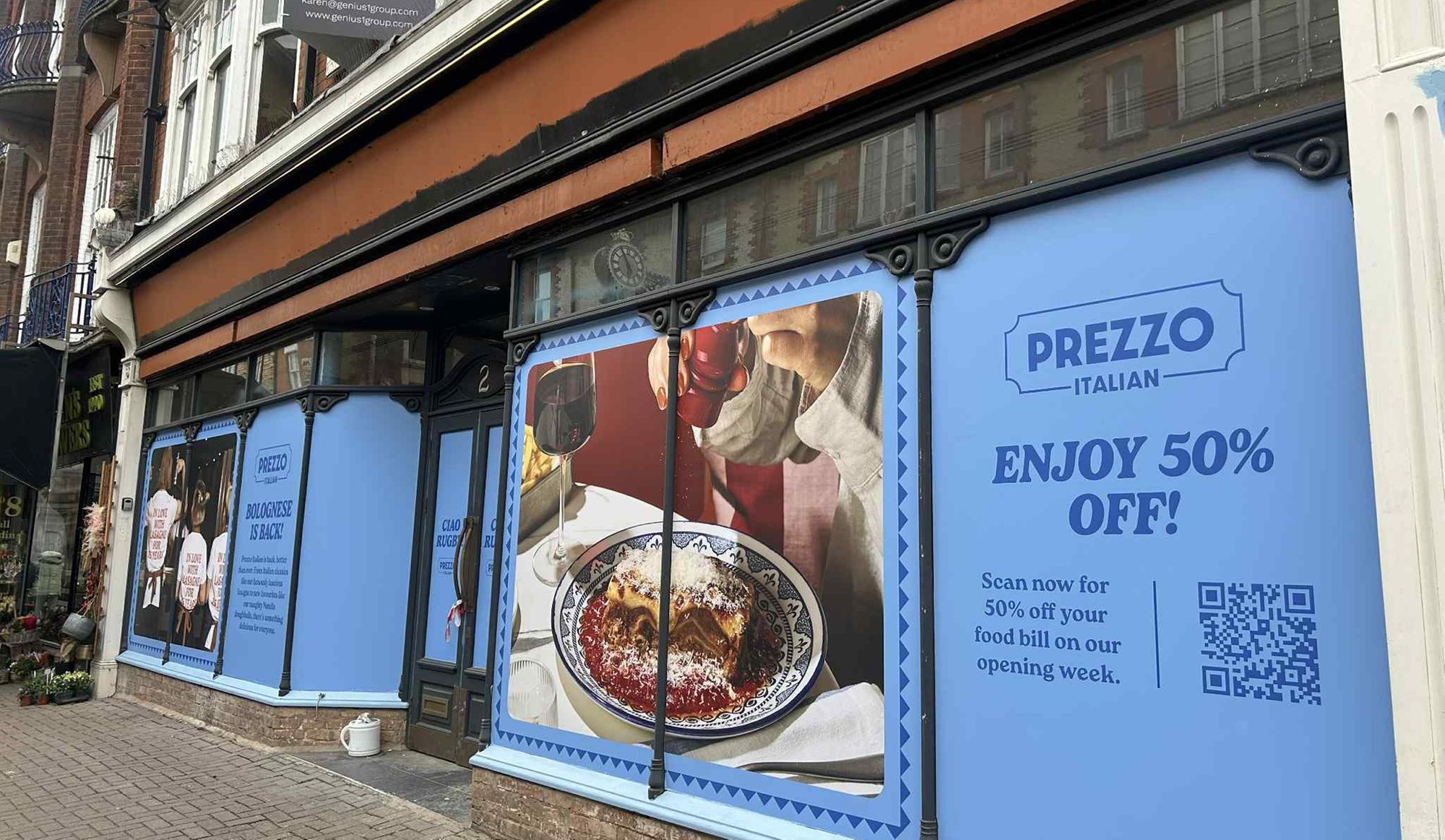 Mamma Mia! Italian chain is back in Rugby and ready for town centre opening