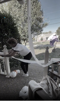 Ring Footage Captures Man TPing a Neighborhood Home