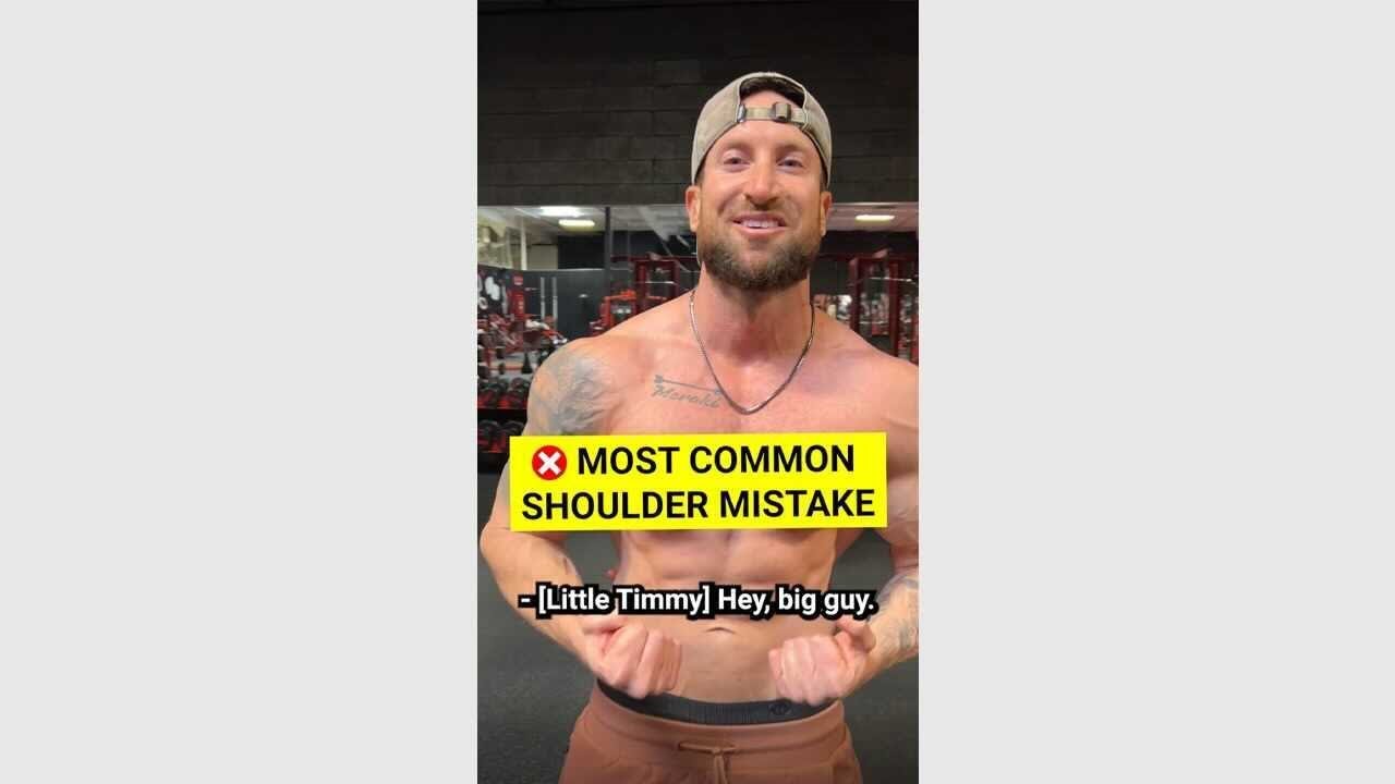 Avoid This Shoulder Mistake That Slows Muscle Growth