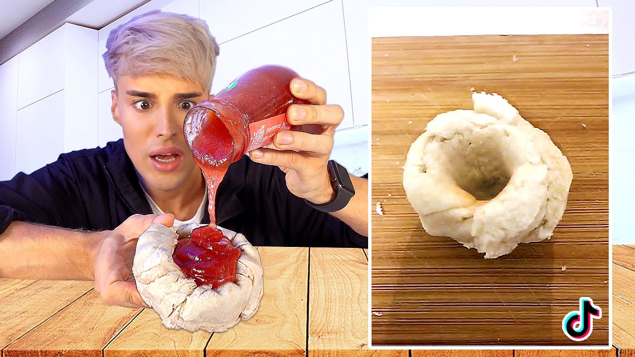 Trying weird childhood snacks invented by internet subscribers