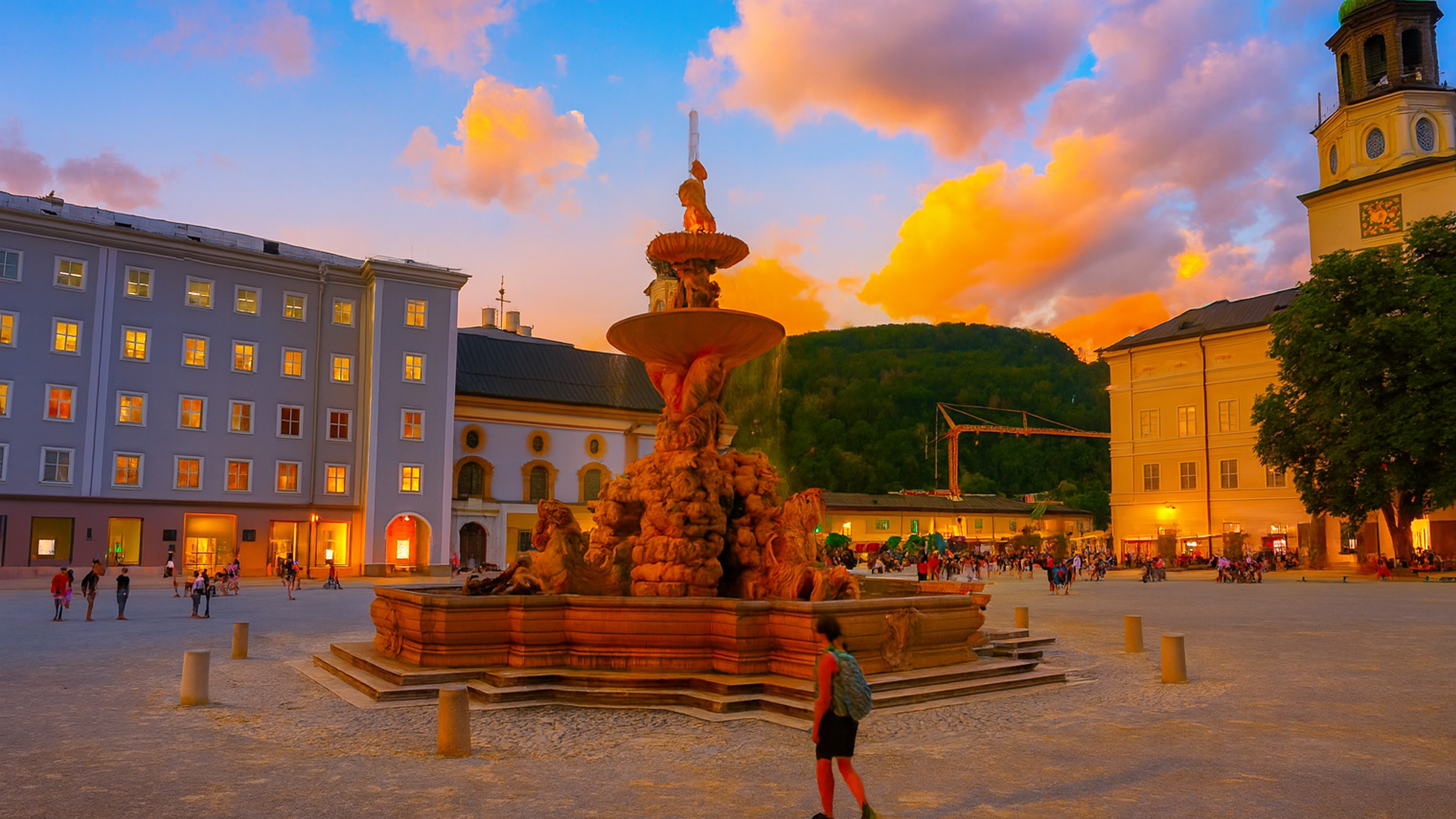 Salzburg, Austria: Historic City Walk with Stunning Views (4K)