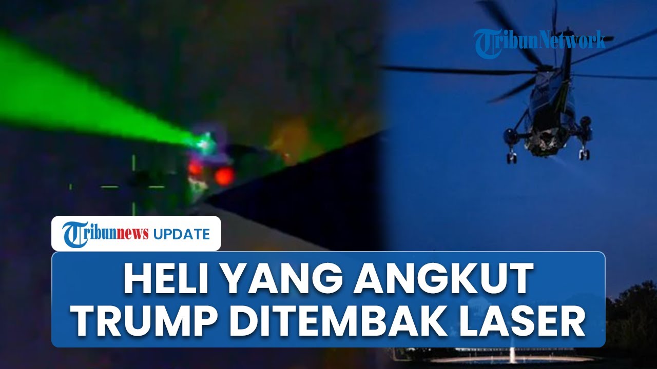 Helikopter Trump Ditembak Laser saat Berangkat dari Gedung Putih, Nyawa ...