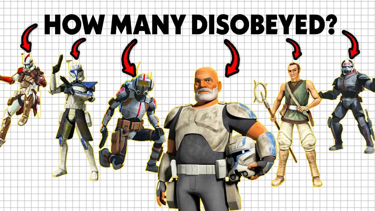 How many clones disobeyed Order 66?