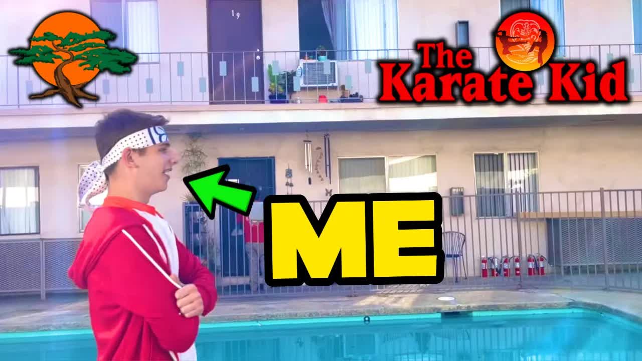 I visited Daniel's apartment from The Karate Kid!