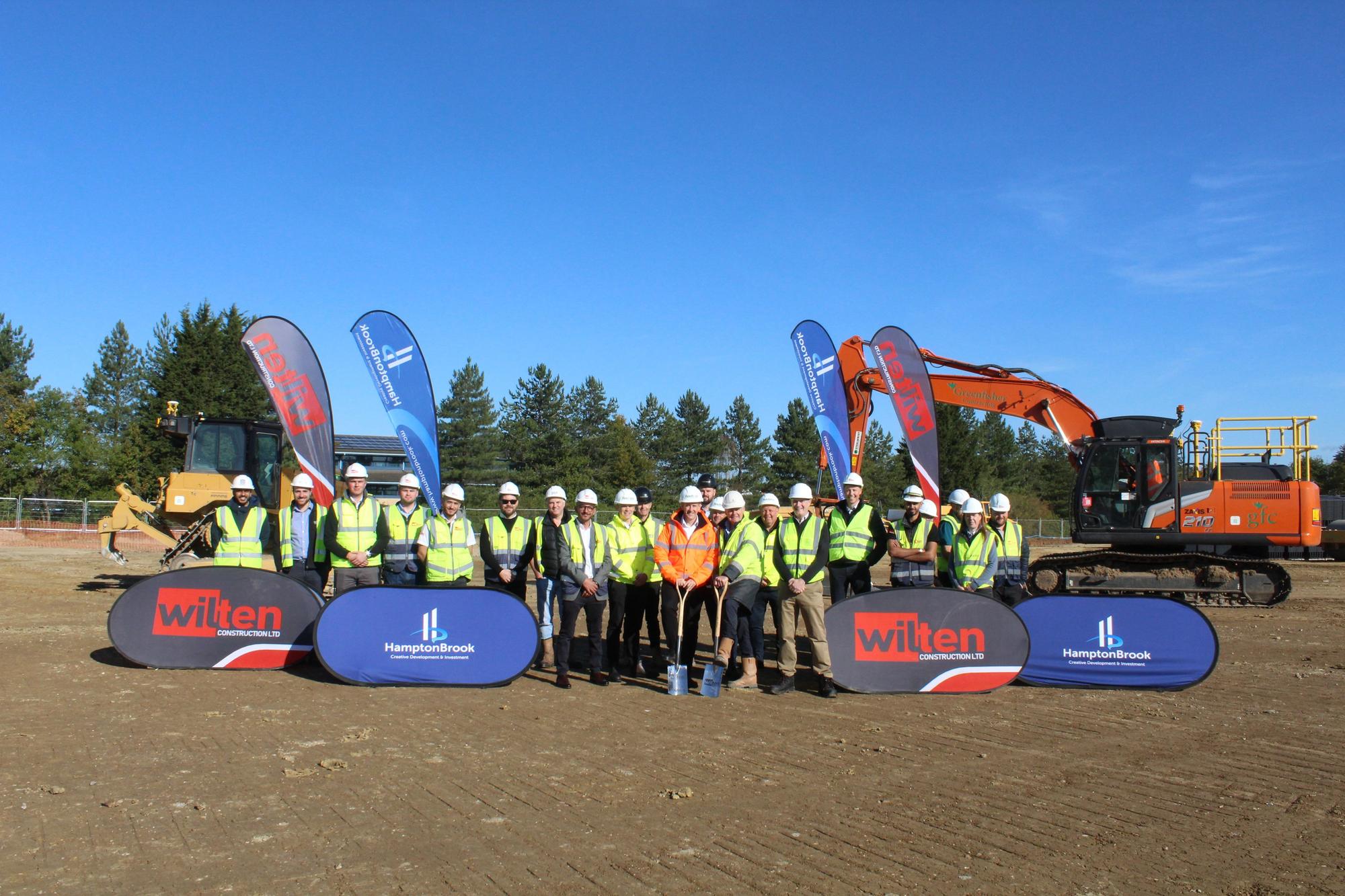 A joint venture development by Hampton Brook and NFU Mutual breaks ground on 144,222 sq ft ...