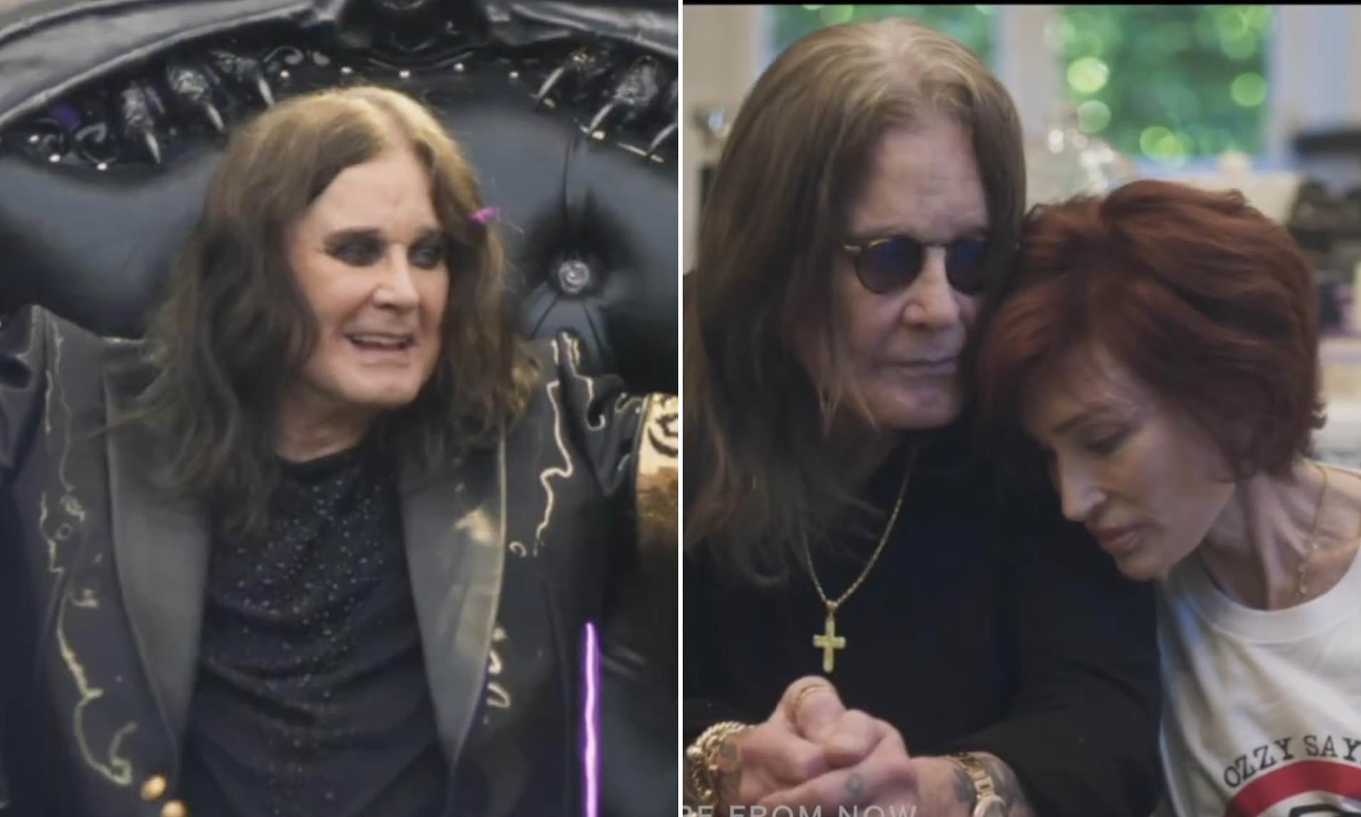 Prep Ozzy extended trailer for 8am tomorrow - the concert was Sharon's ...