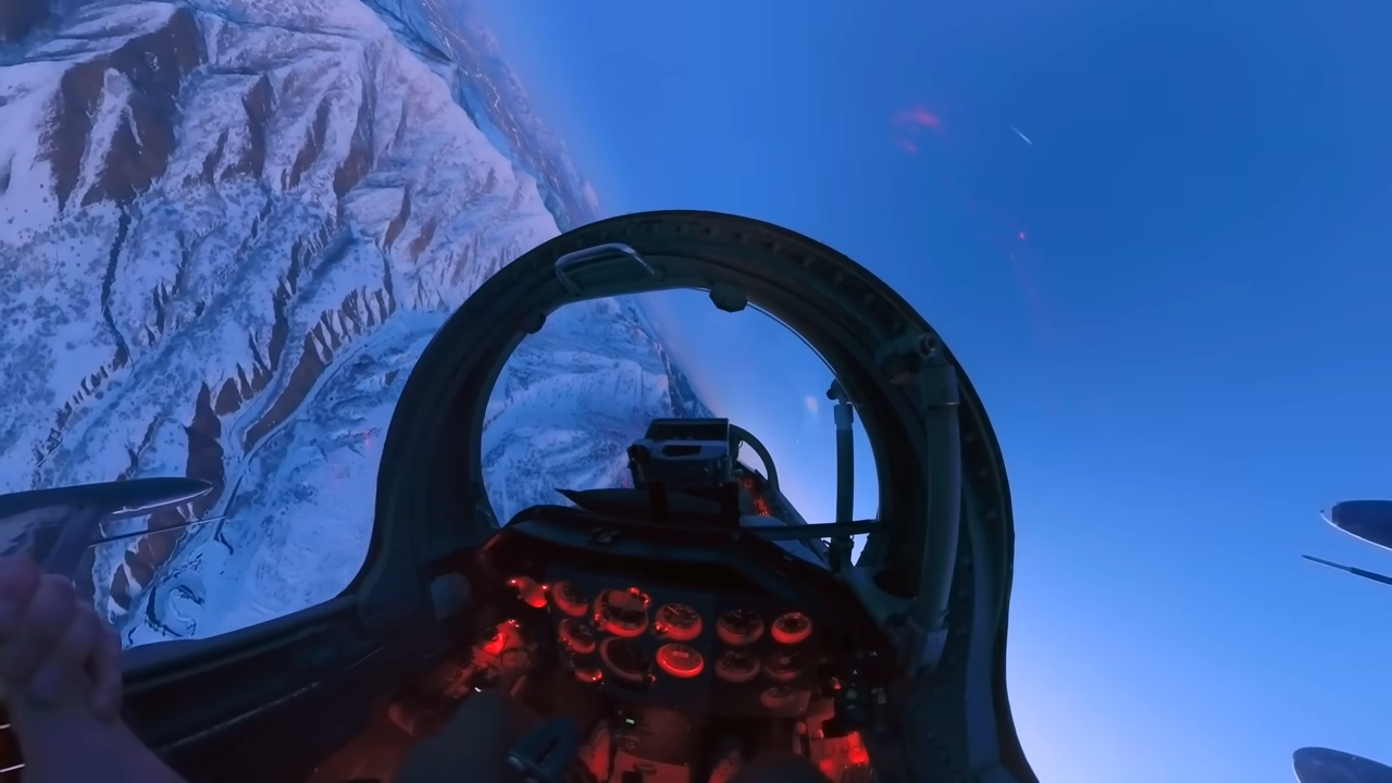 Heart Stopping Go Around in the L39 Under the Night Sky