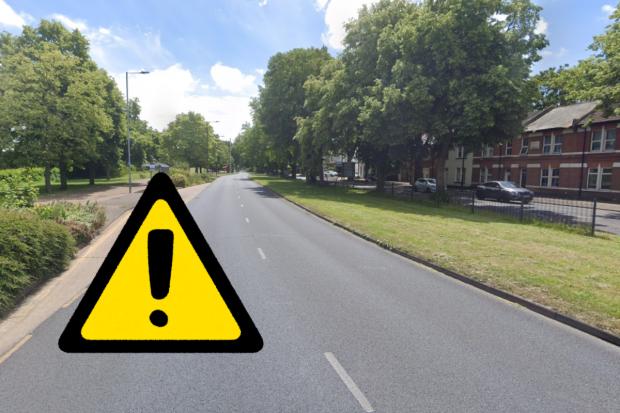 Crash causing congestion and slow moving traffic on major Southend road