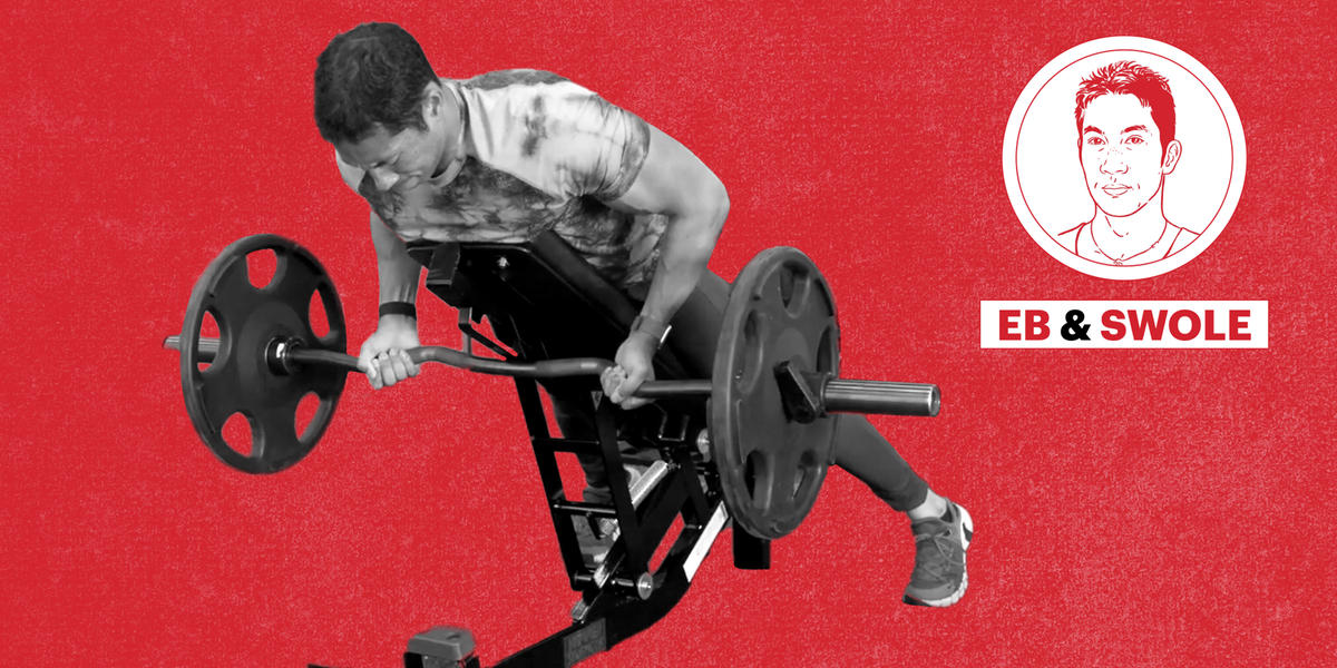 The EZ Bar Incline Row Builds Serious Back Muscle – This Is How You Do It