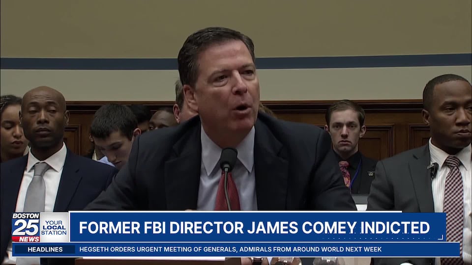 Ex-FBI Director James Comey issues statement after criminal indictment ...