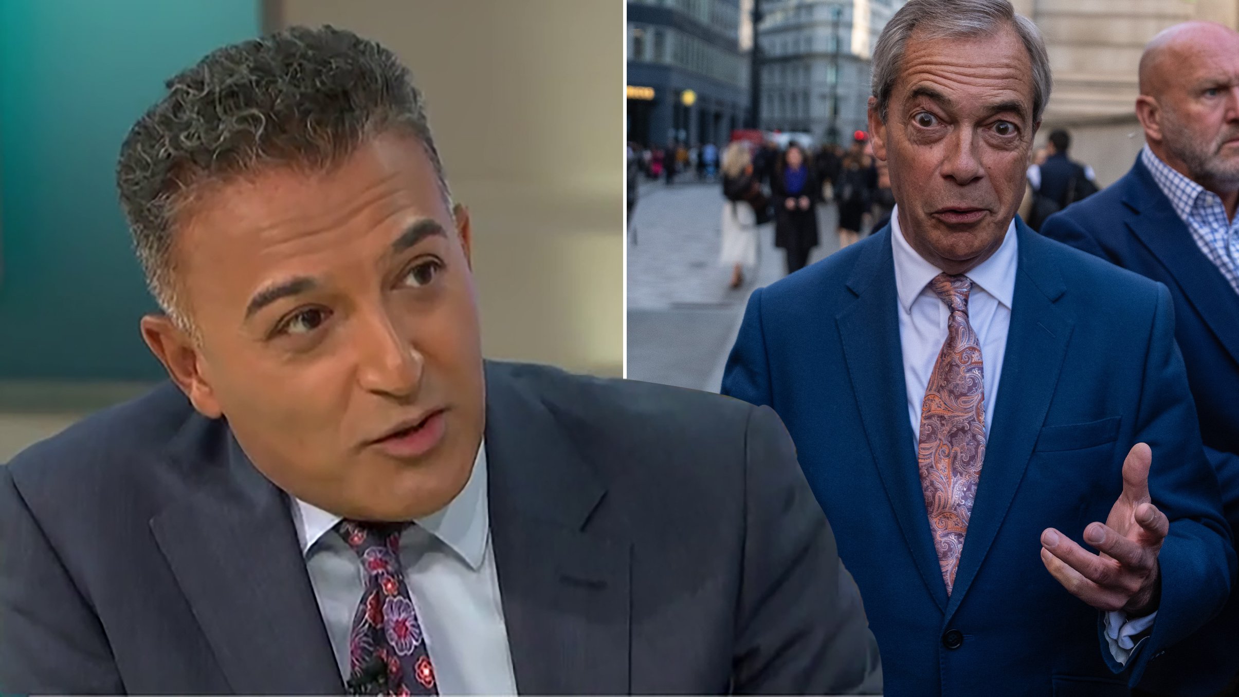 Adil Ray Slams Nigel Farage Over 'Eating Swans' Claim