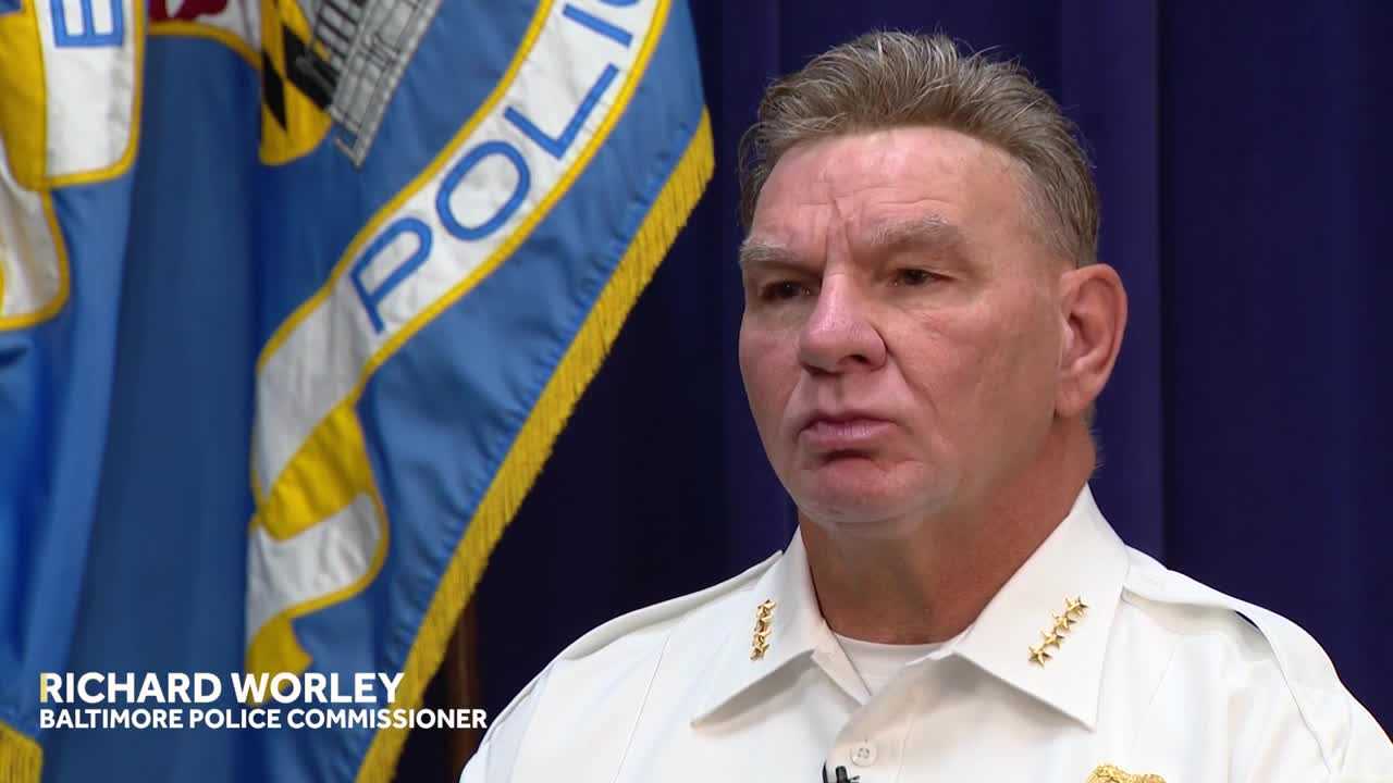 Baltimore police commissioner Worley hospitalized after fall at home