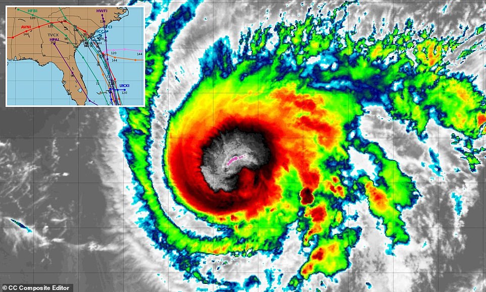 Hurricane Humberto nears East Coast as threat from double storm looms