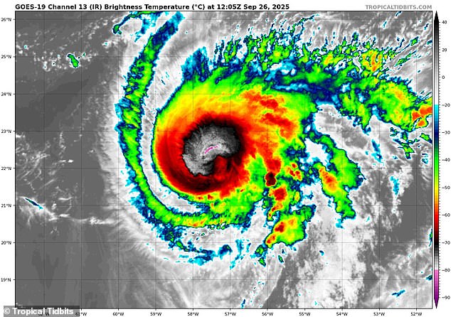 Hurricane Humberto nears East Coast as threat of historic double storm ...