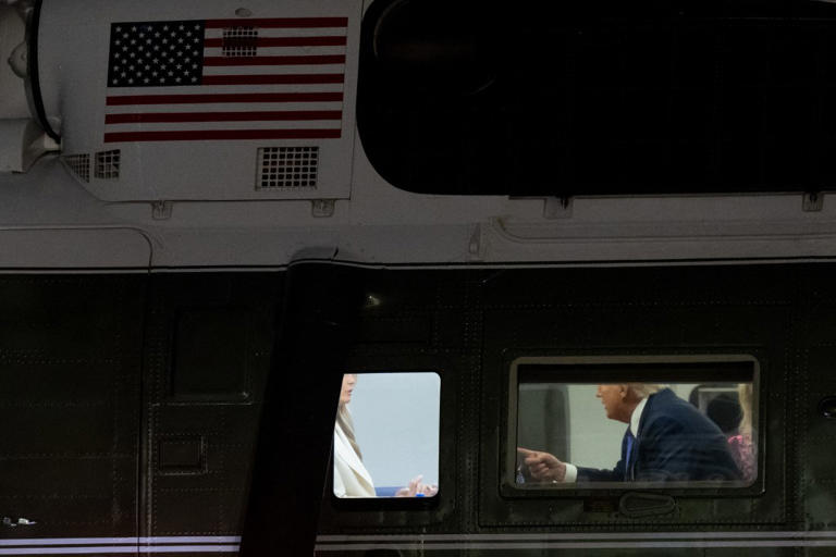 Trump and Melania’s finger-waving ‘spat’ was actually prez raving about ...