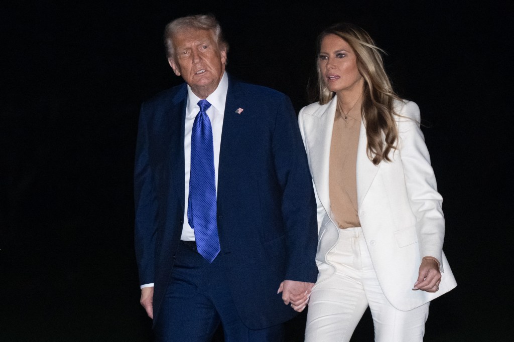 Trump and Melania’s finger-waving ‘spat’ was actually prez raving about ...