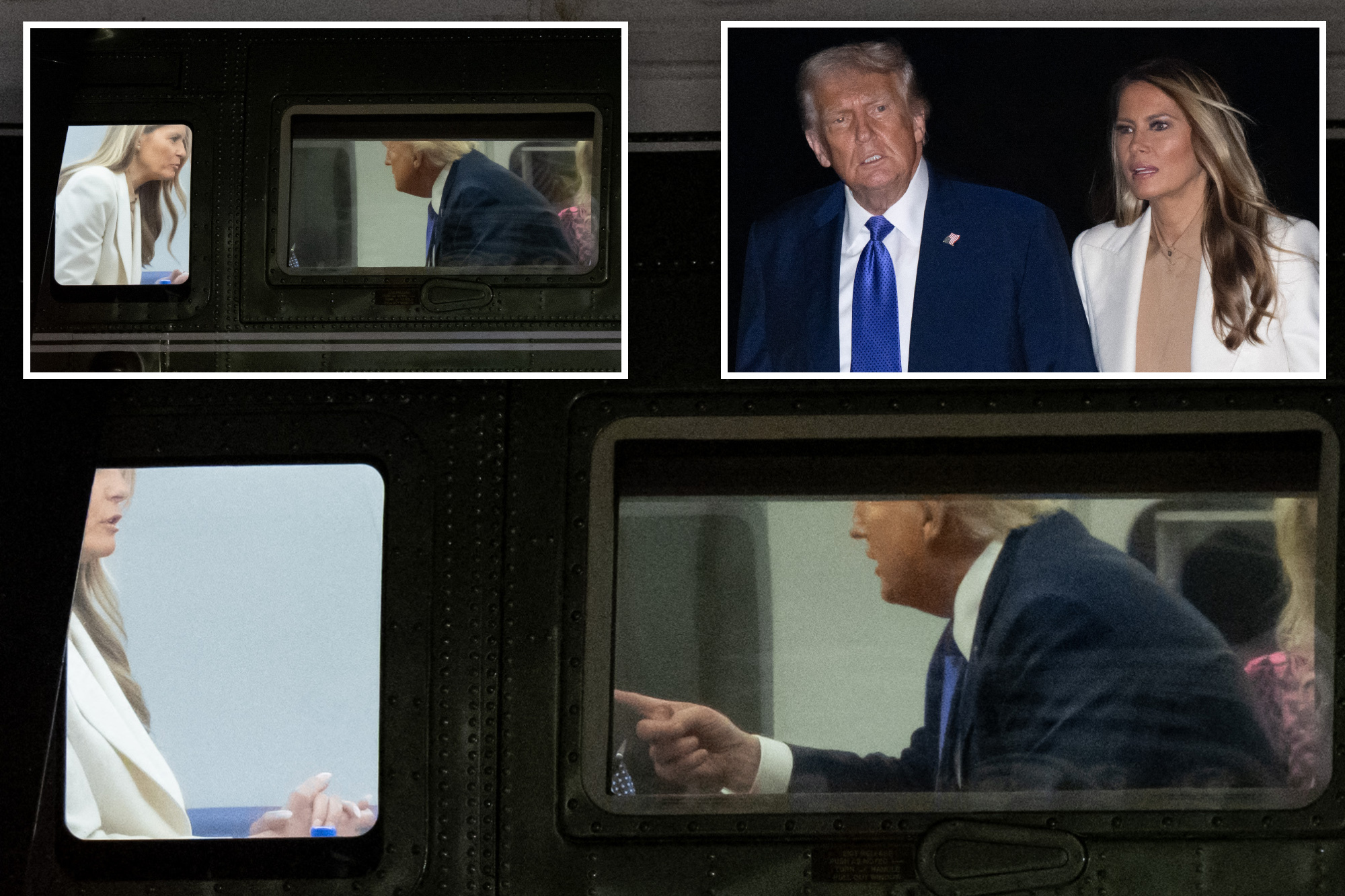 Trump and Melania’s finger-waving ‘spat’ was actually prez raving about ...