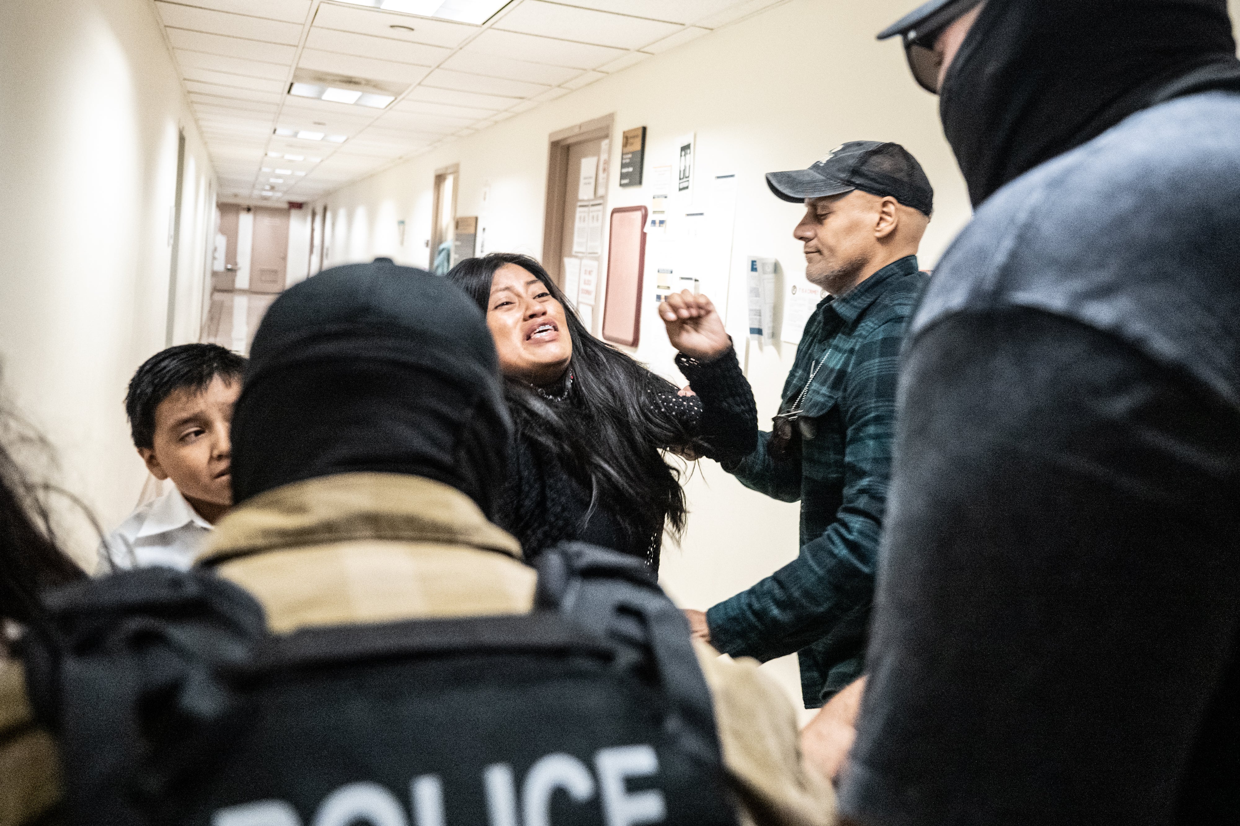 ICE agent slams woman to the ground and taunts ‘adios’ after her ...