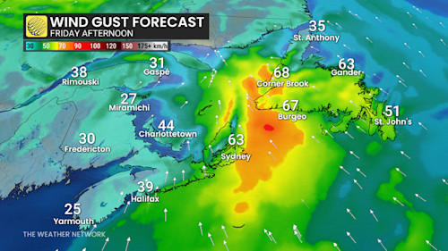 Atlantic Canada sees heaviest rain in months, followed by a significant ...