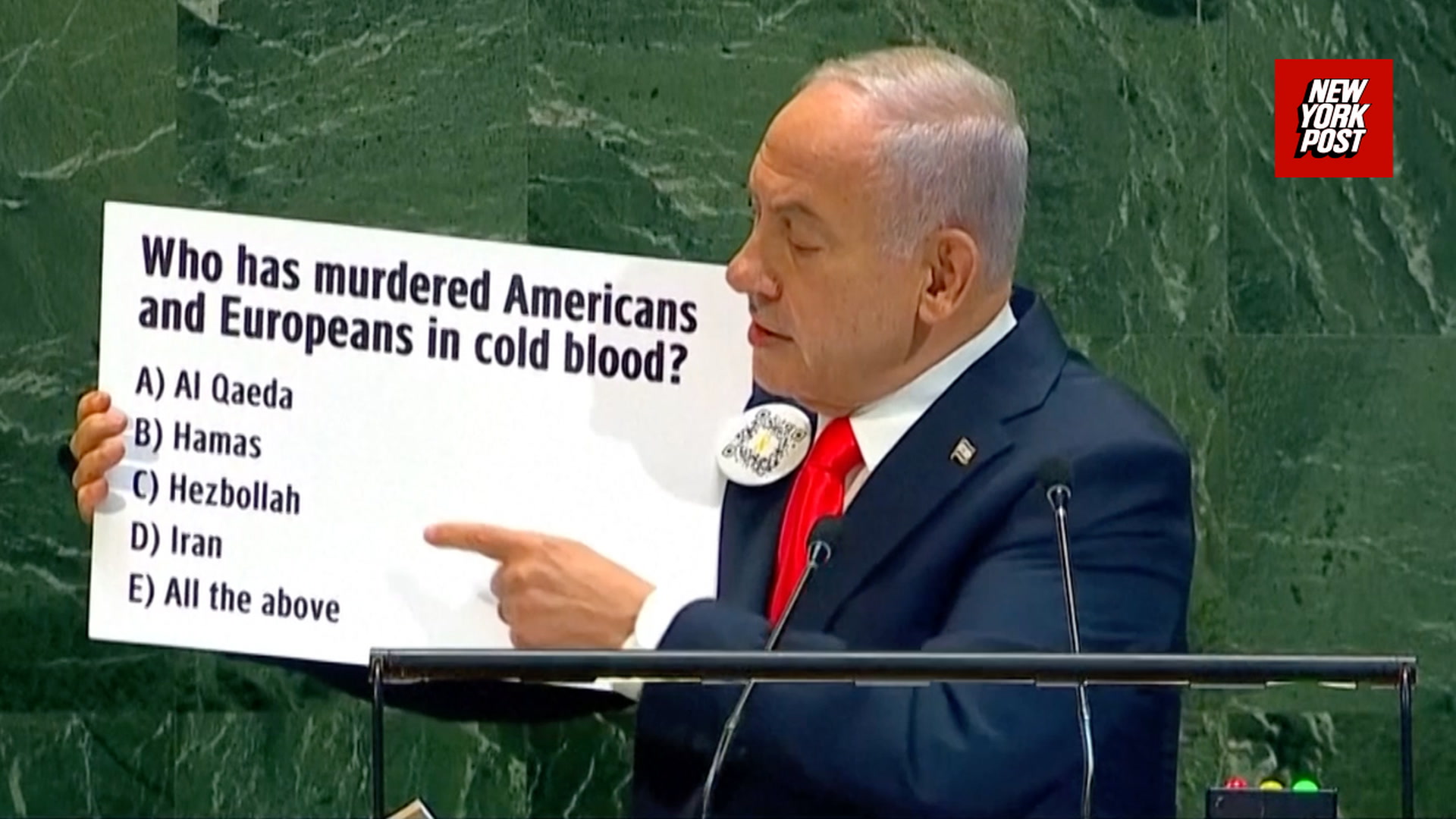 Netanyahu defends Gaza war at UN: 'We're wiping out the terror regime ...
