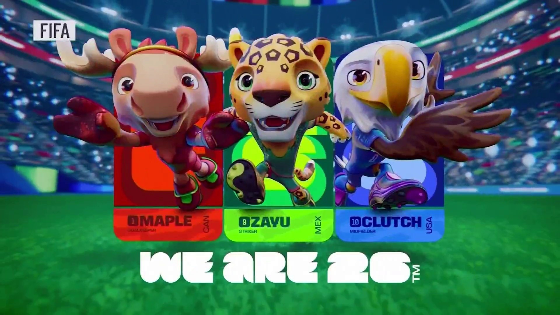 FIFA Unveils 3 Mascots to Represent 2026 World Cup Host Nations