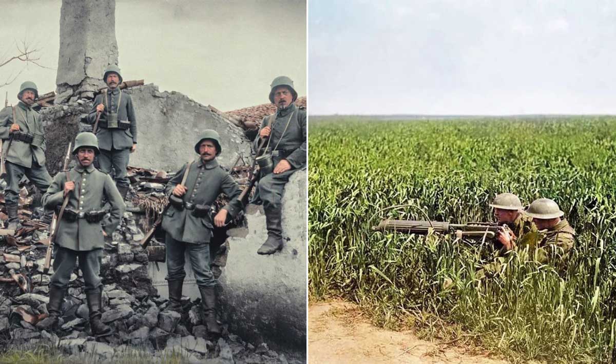 21 Colorized Photos Depicting the Reality of World War I