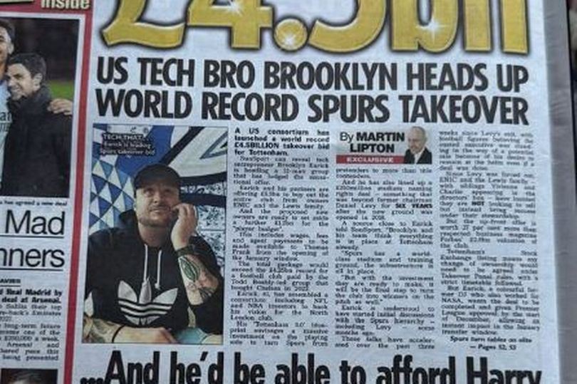 Tottenham takeover: US businessman posts cryptic message as statement ...