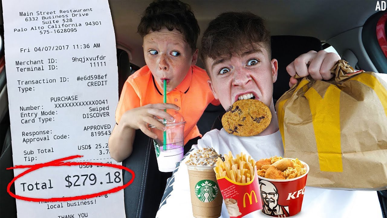 Letting my little brother decide what I eat for 24 hours