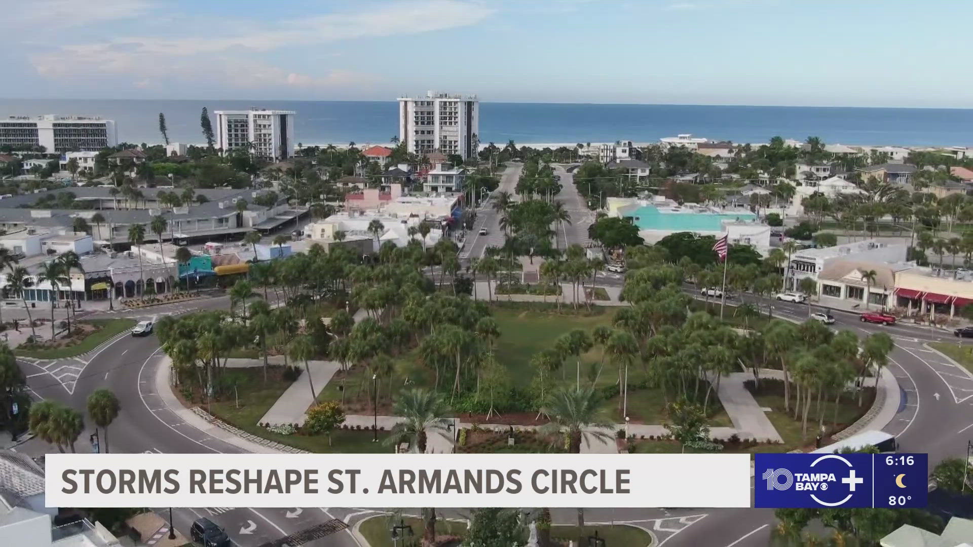 Back-to-back hurricanes from 2024 reshape St. Armands Circle in Sarasota