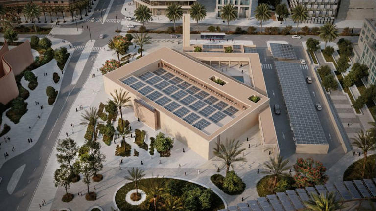‘World’s first net-zero energy mosque’ is made with mud and solar panels