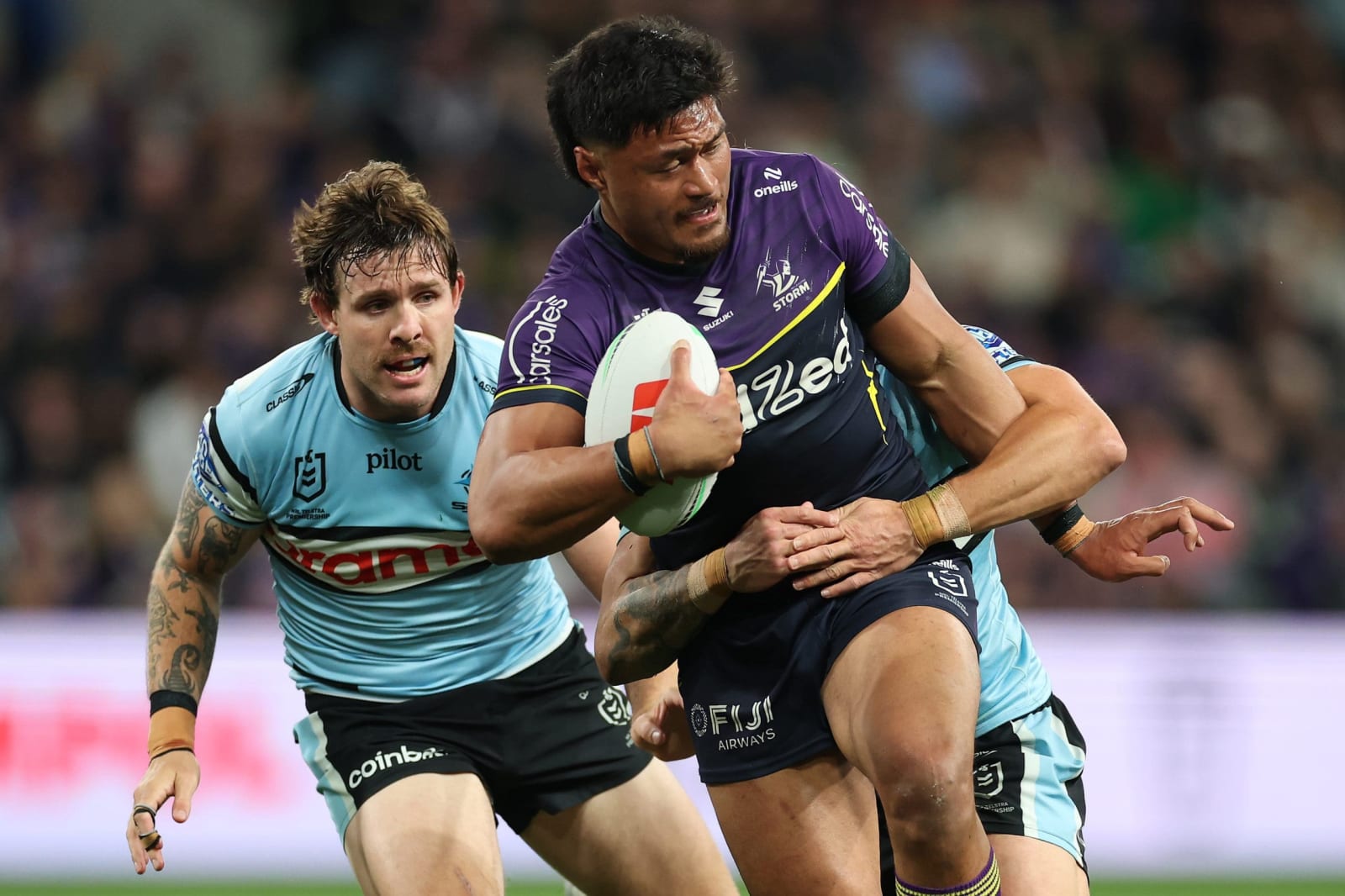 Melbourne Storm duo approach perfection, as Sharks forward stands out ...