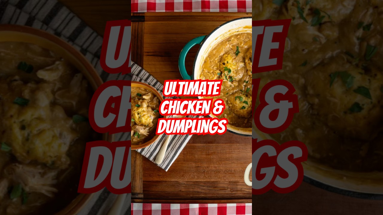 Cook the ultimate smoked chicken and dumplings