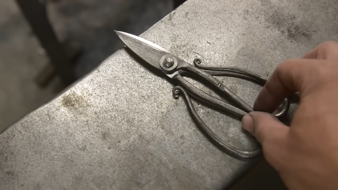 This hand-forged pair of scissors looks more like art than something ...